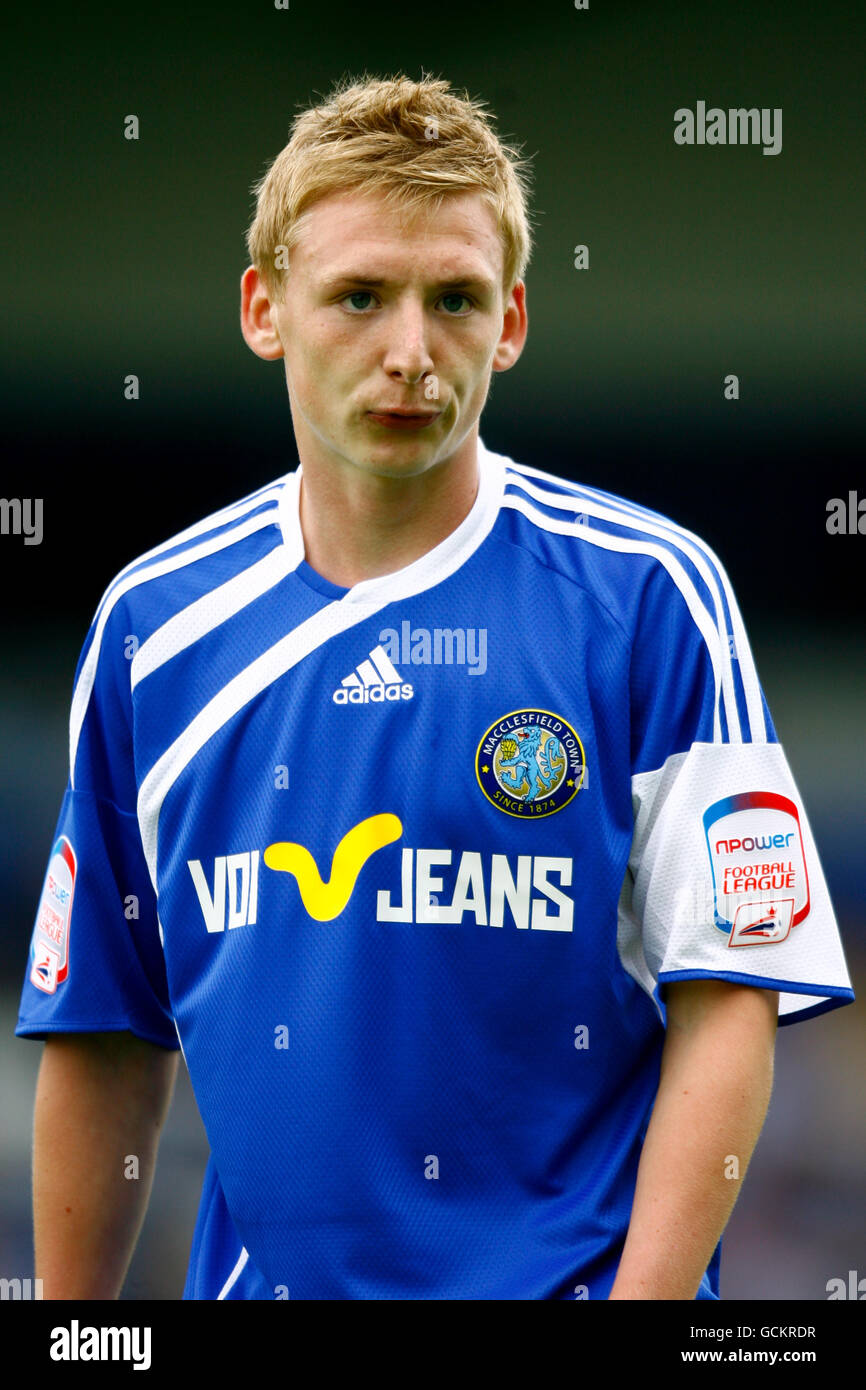 Soccer pre friendly macclesfield town manchester city moss rose stadium ...