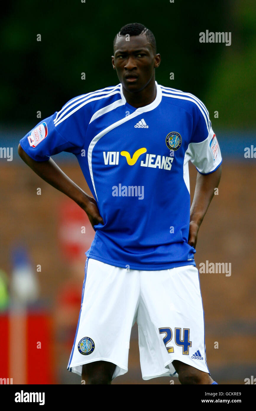 Soccer pre friendly macclesfield town manchester city moss rose stadium ...
