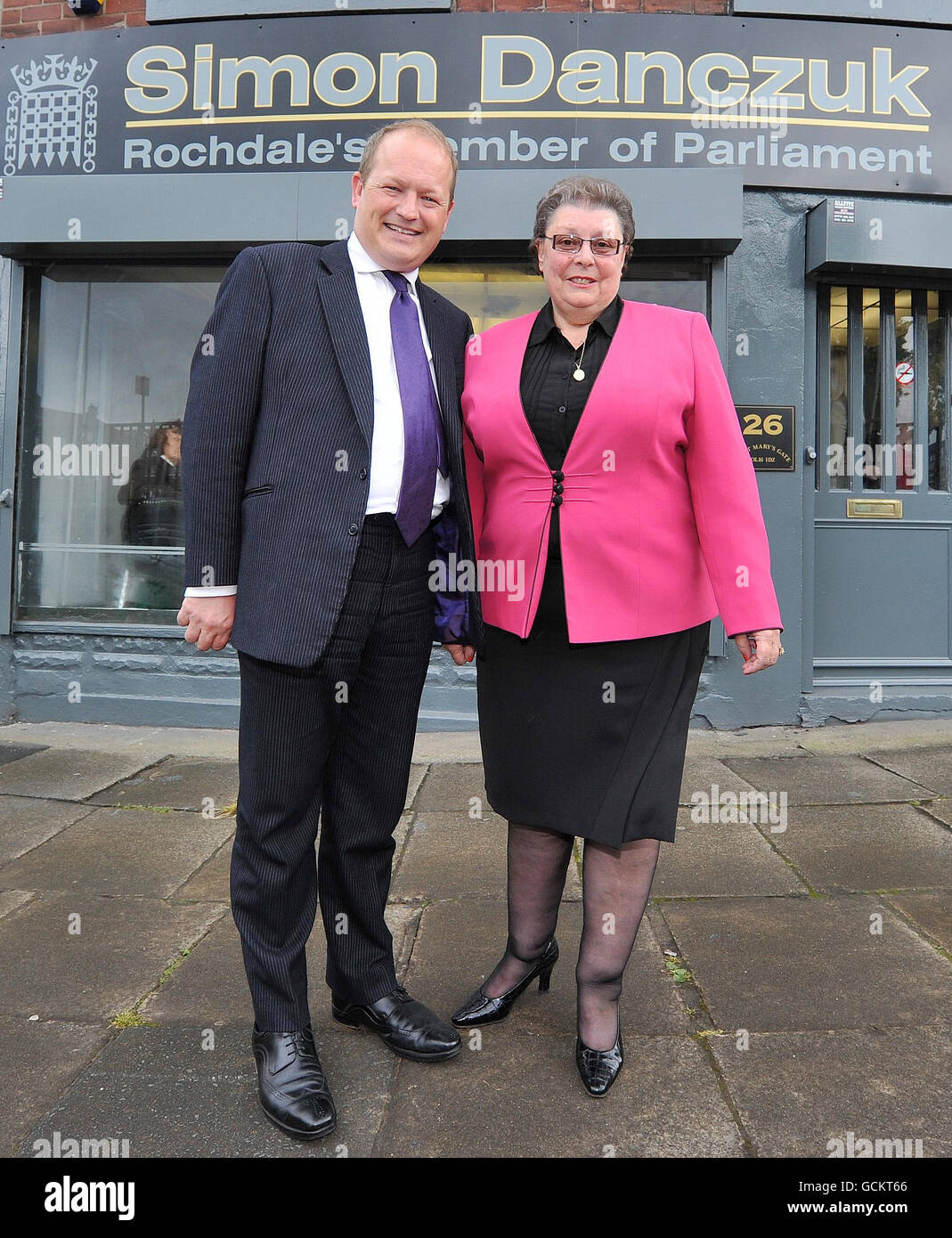 Gillian Duffy opens Labour office Stock Photo - Alamy