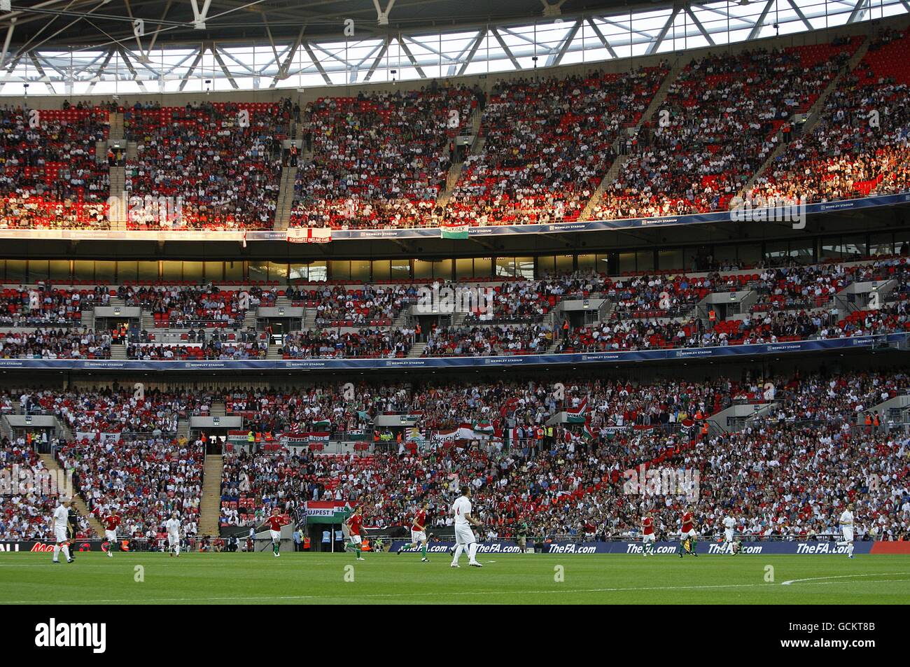 Empty seats on disaply at wembley stadium hi-res stock photography and ...