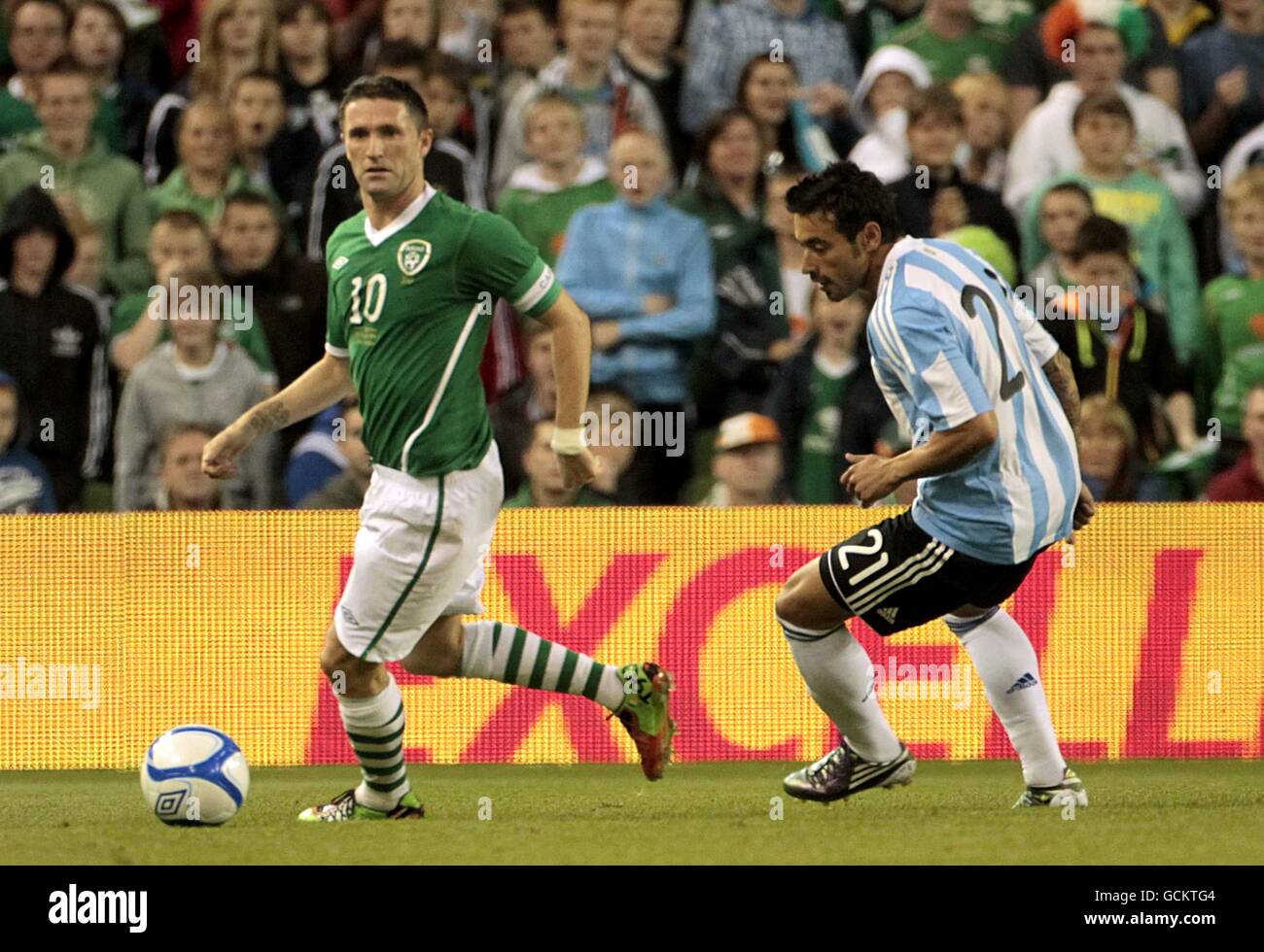 Soccer friendly ireland v argentina hi-res stock photography and images ...