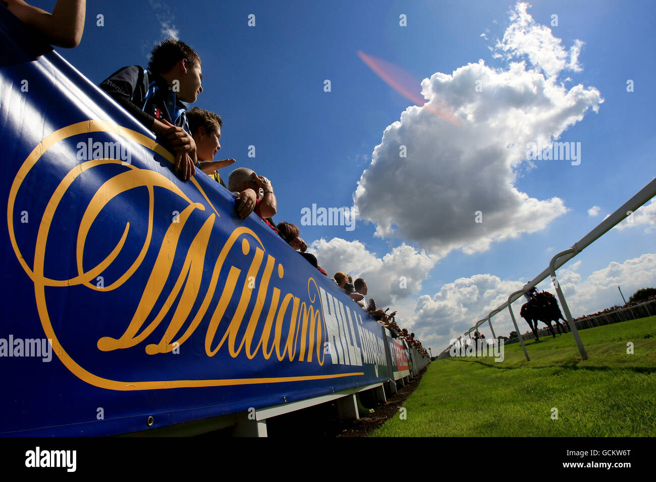 William Hill Signage At Ripon Racecourse High Resolution Stock ...