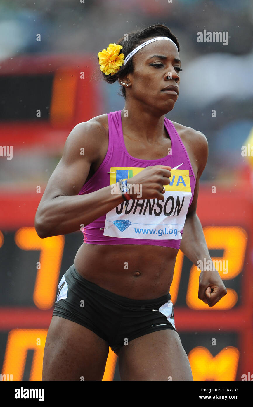 USA's Alysia Johnson during the Women's 800m at the AVIVA London Grand ...