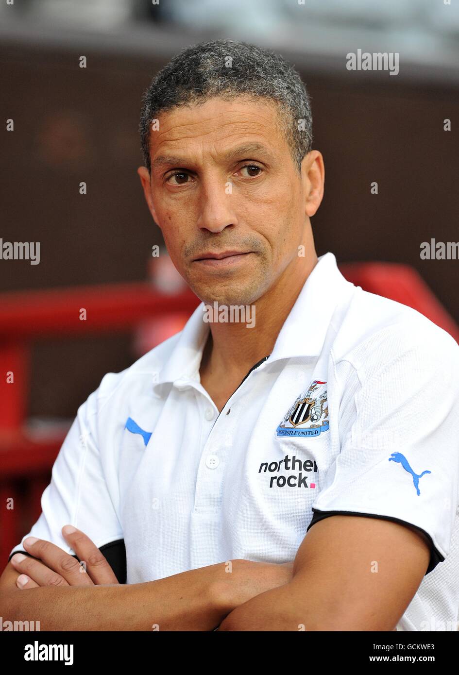 Newcastle united manager chris hughton hi-res stock photography and ...