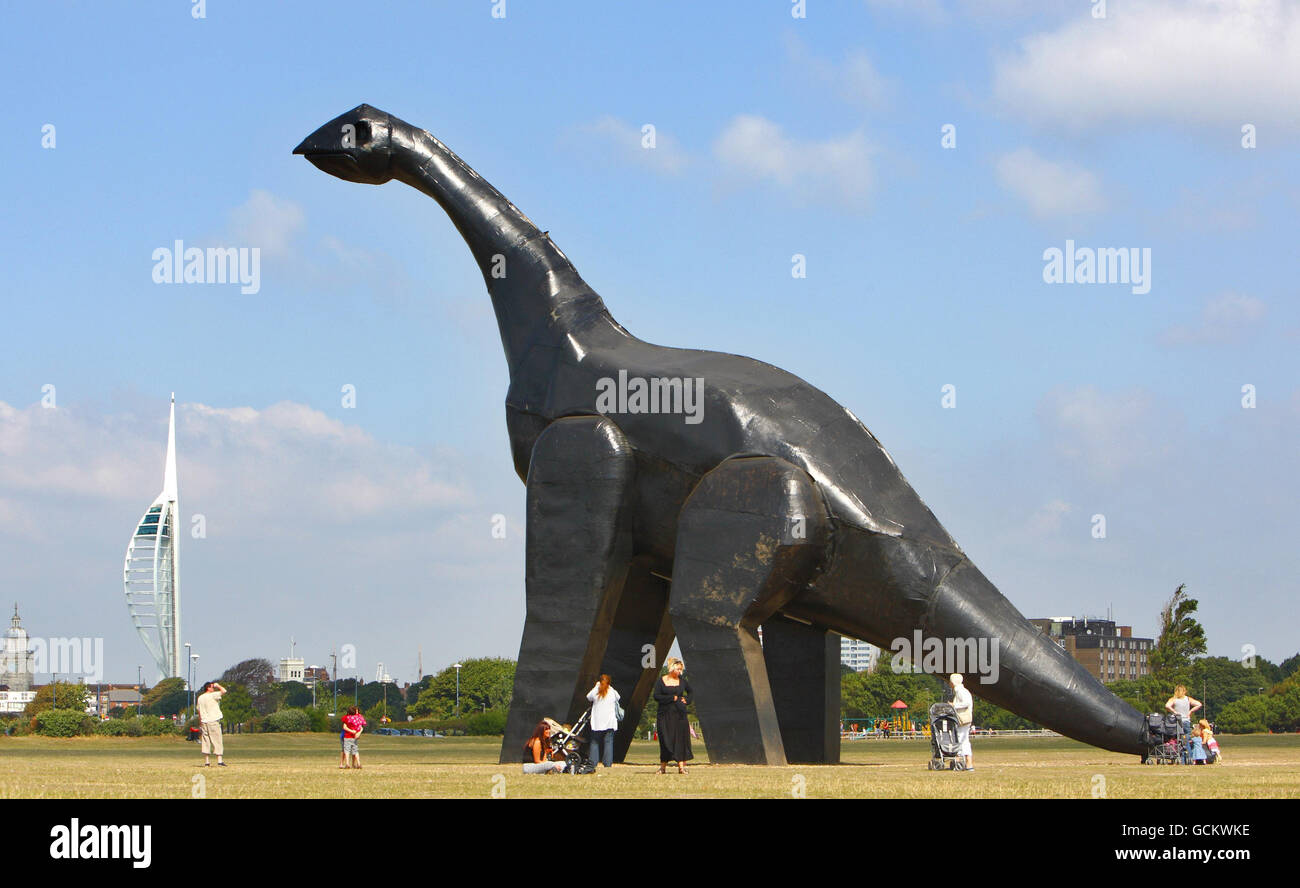 Dinosaur southsea common portsmouth hi-res stock photography and images ...