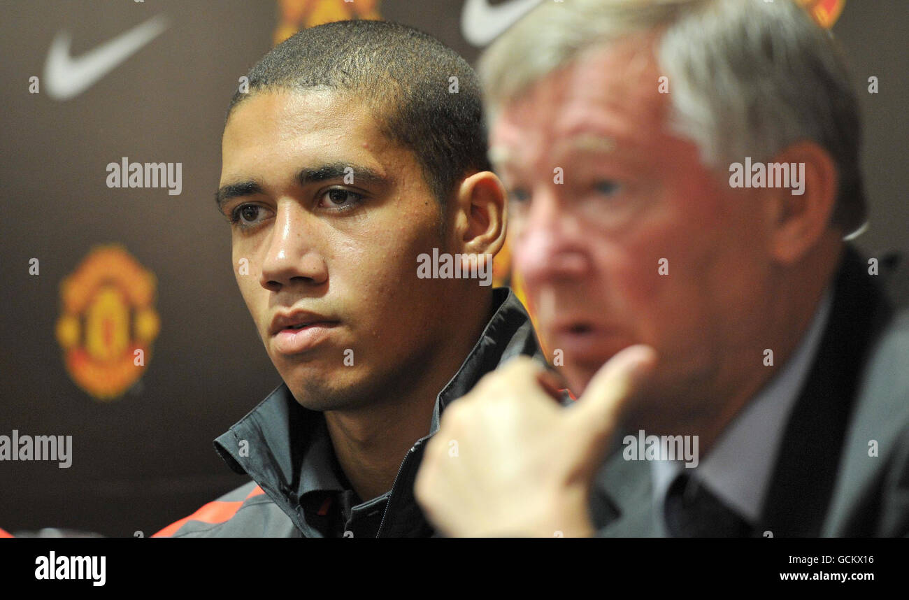 Soccer - Manchester United Press Conference - Old Trafford Stock Photo ...