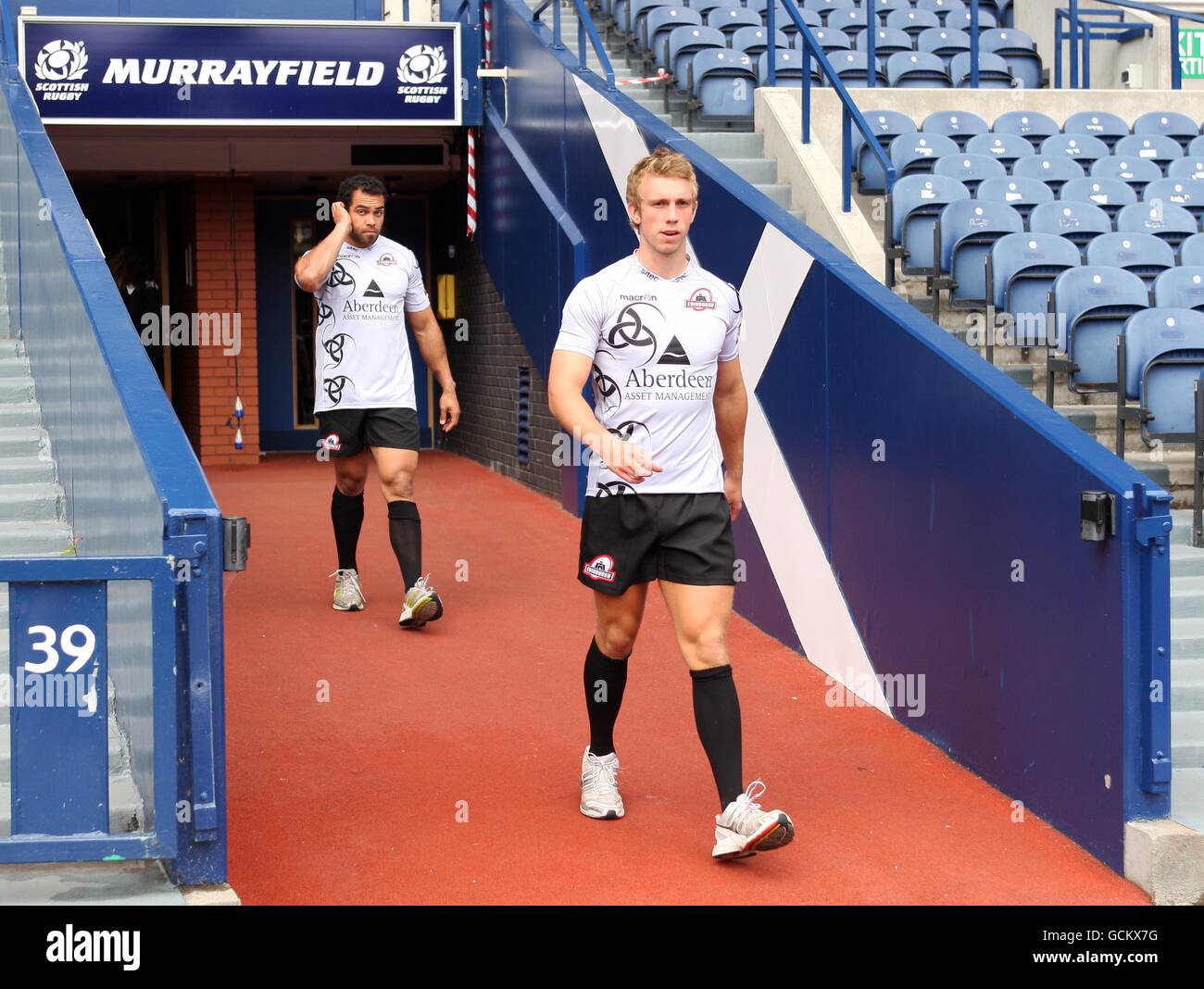 Netani talei edinburgh rugby team photocall murrayfield hi-res stock ...