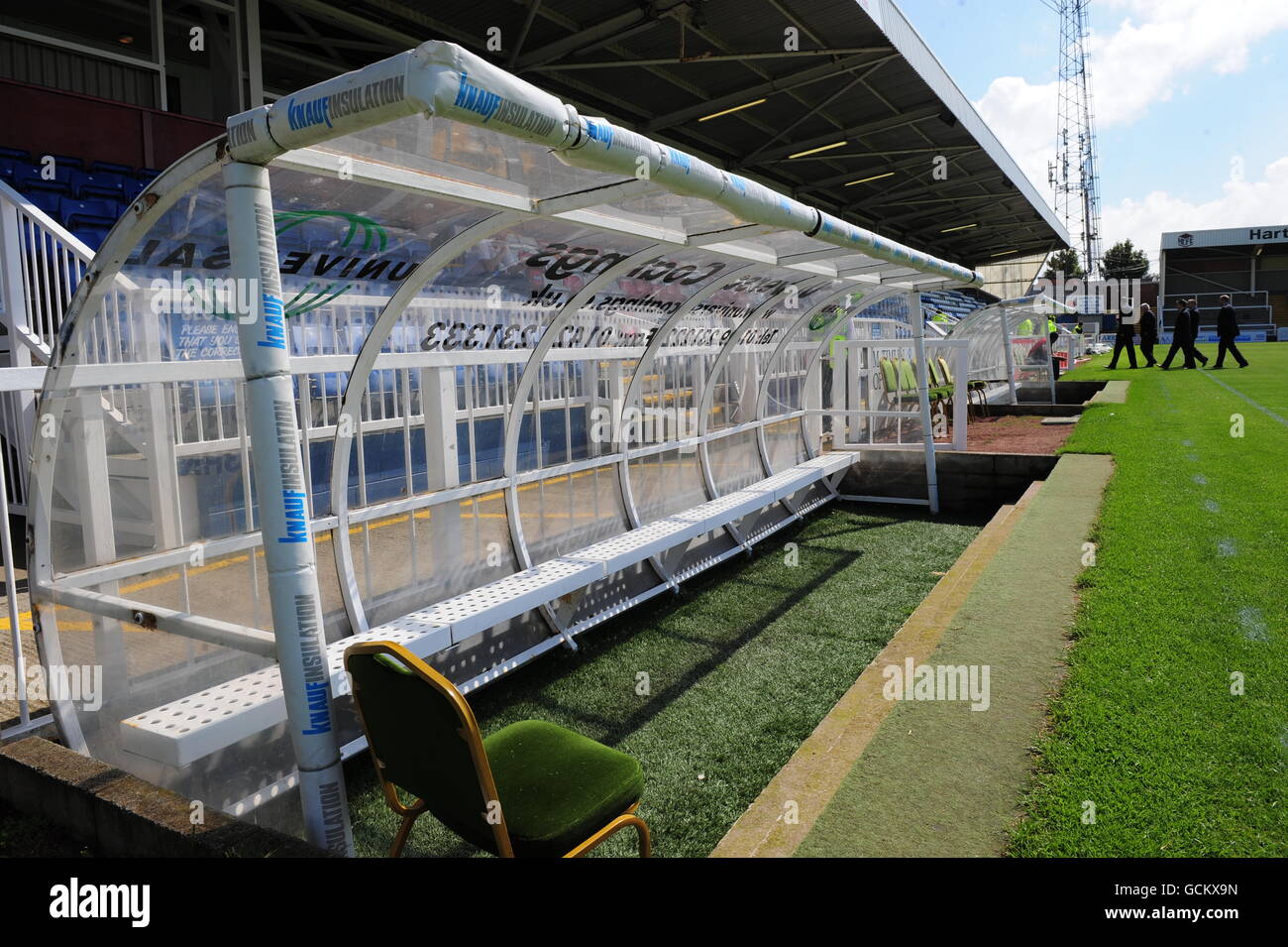 Bench dugout football hi-res stock photography and images - Alamy