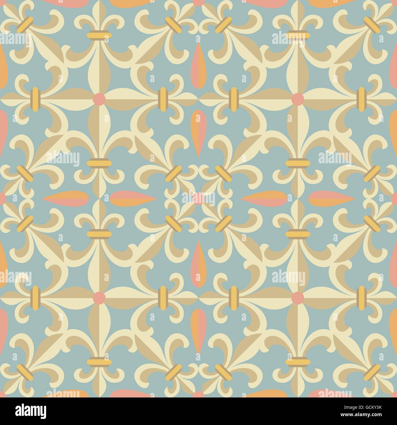 Vintage retro ceramic tile pattern set collection. Antique retro ...