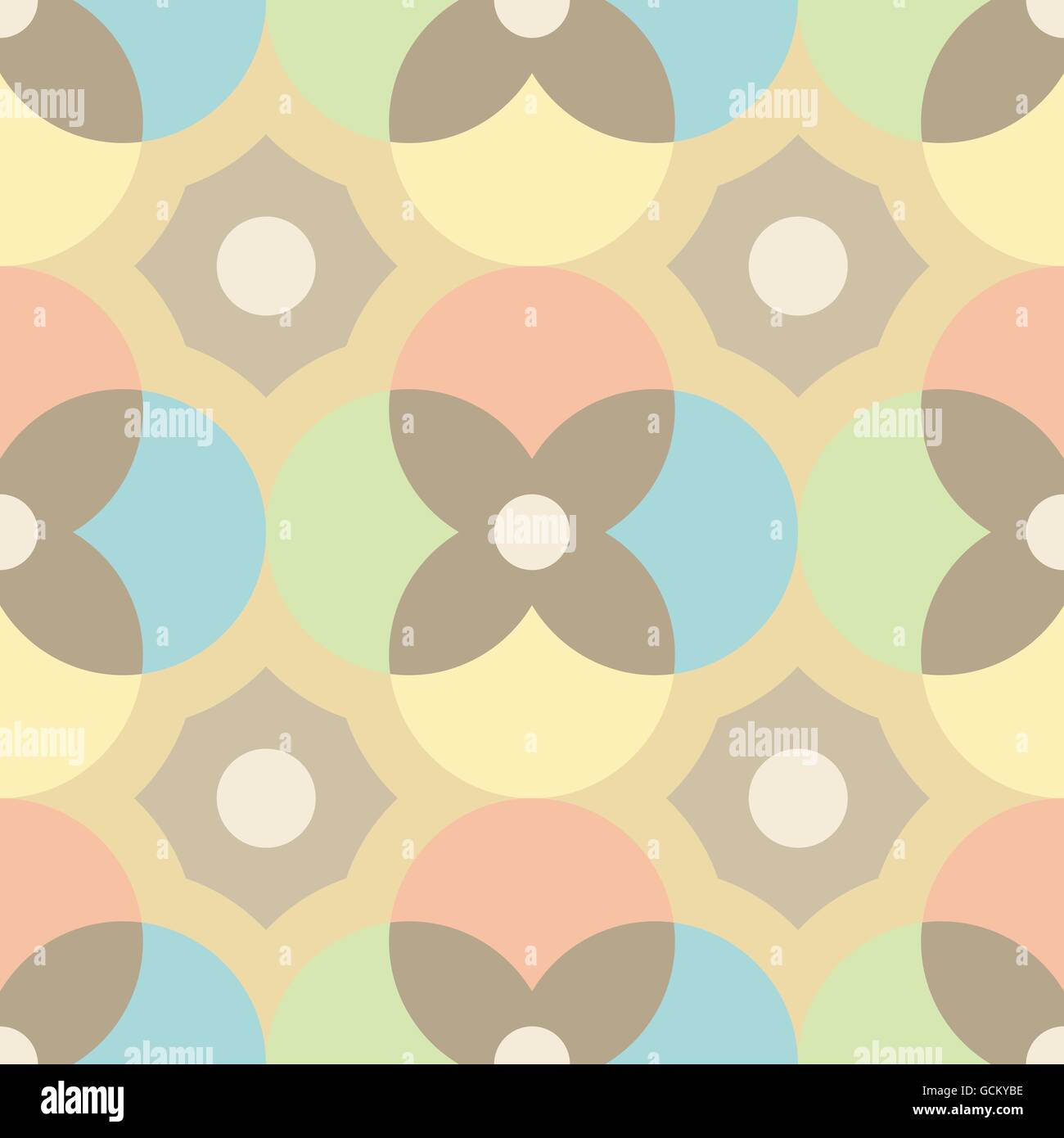 Encaustic tiles seamless pattern. Vector EPS 10 Stock Vector Image ...