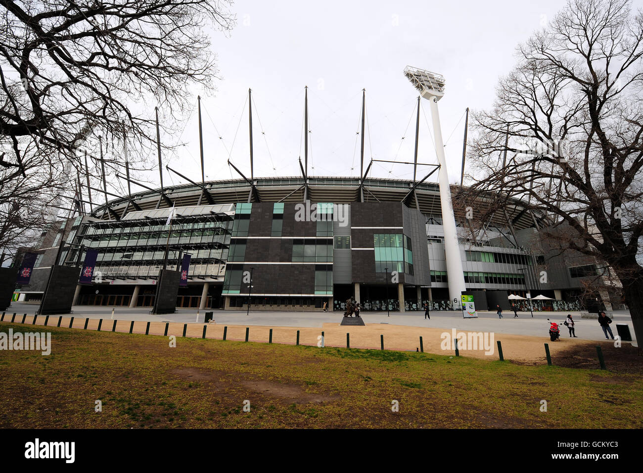 Melbourne cricket ground general view hi-res stock photography and ...
