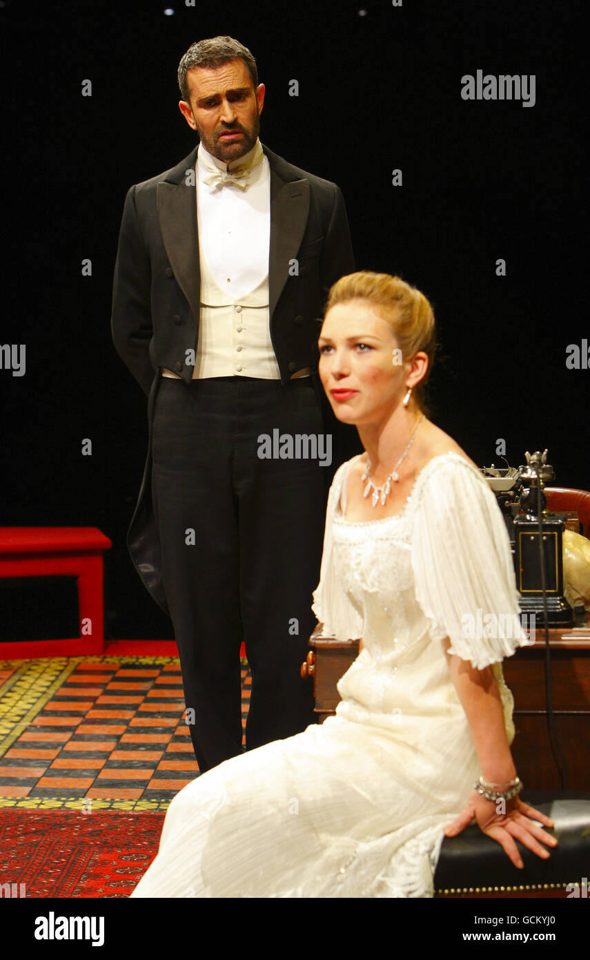 Rupert Everett (left) as Professor Henry Higgins and Honeysuckle Weeks ...