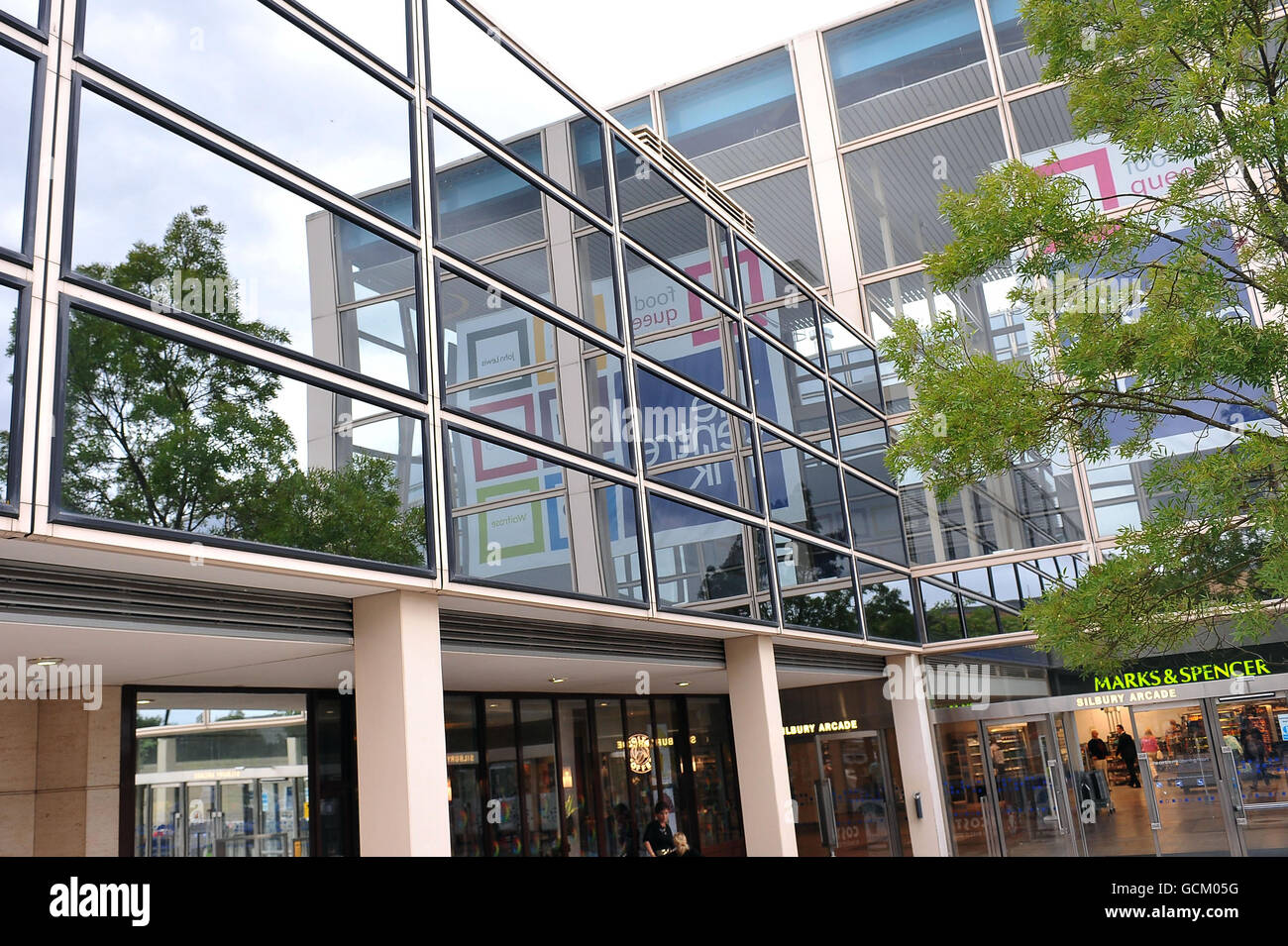 centre:mk shopping centre designated Grade II status Stock Photo - Alamy