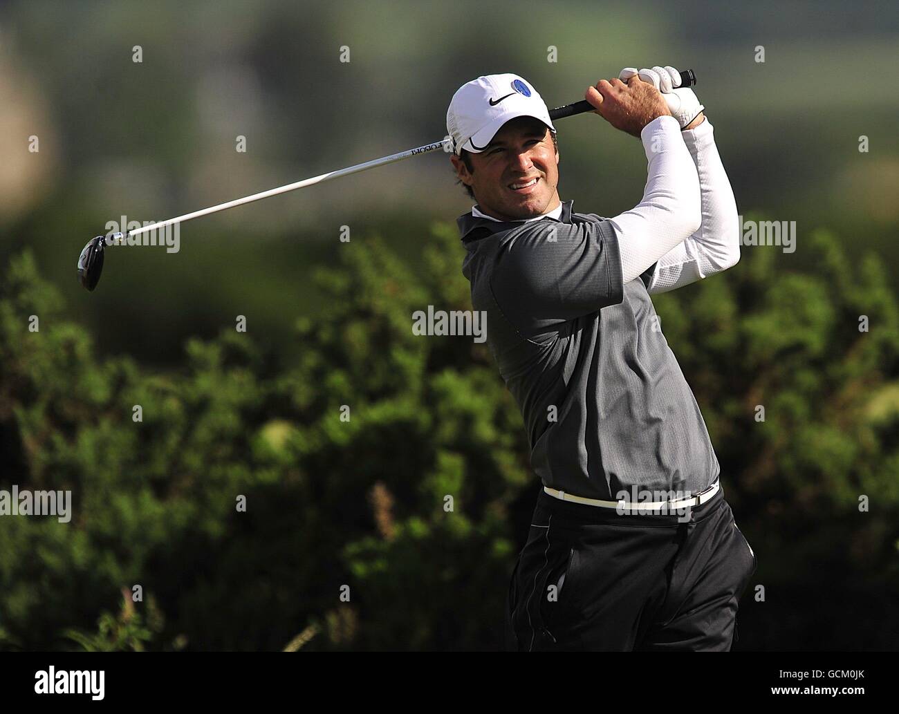 South Africa's Trevor Immelman in action during round two of The Open ...