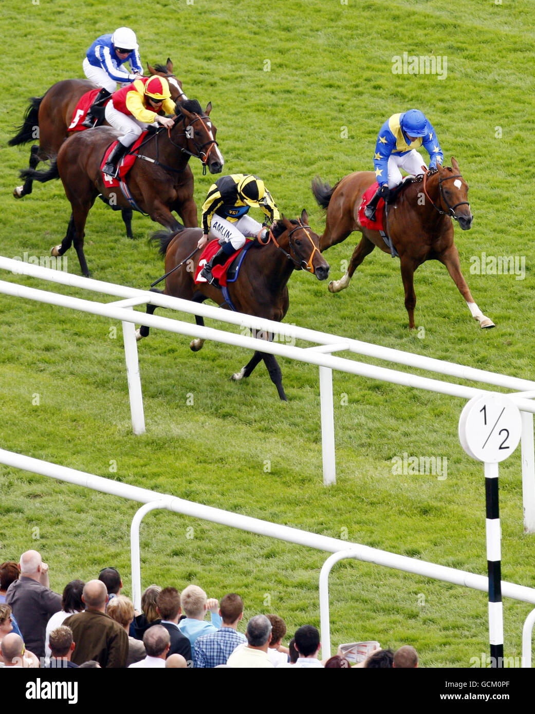 Weatherbys super sprint day newbury racecourse hi-res stock photography ...