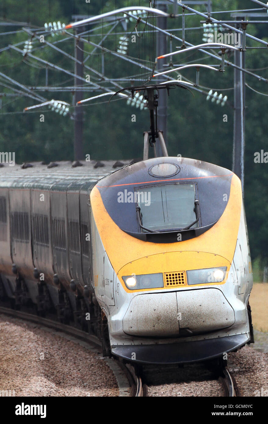 Class 373 Eurostar Train Stock Photo - Alamy
