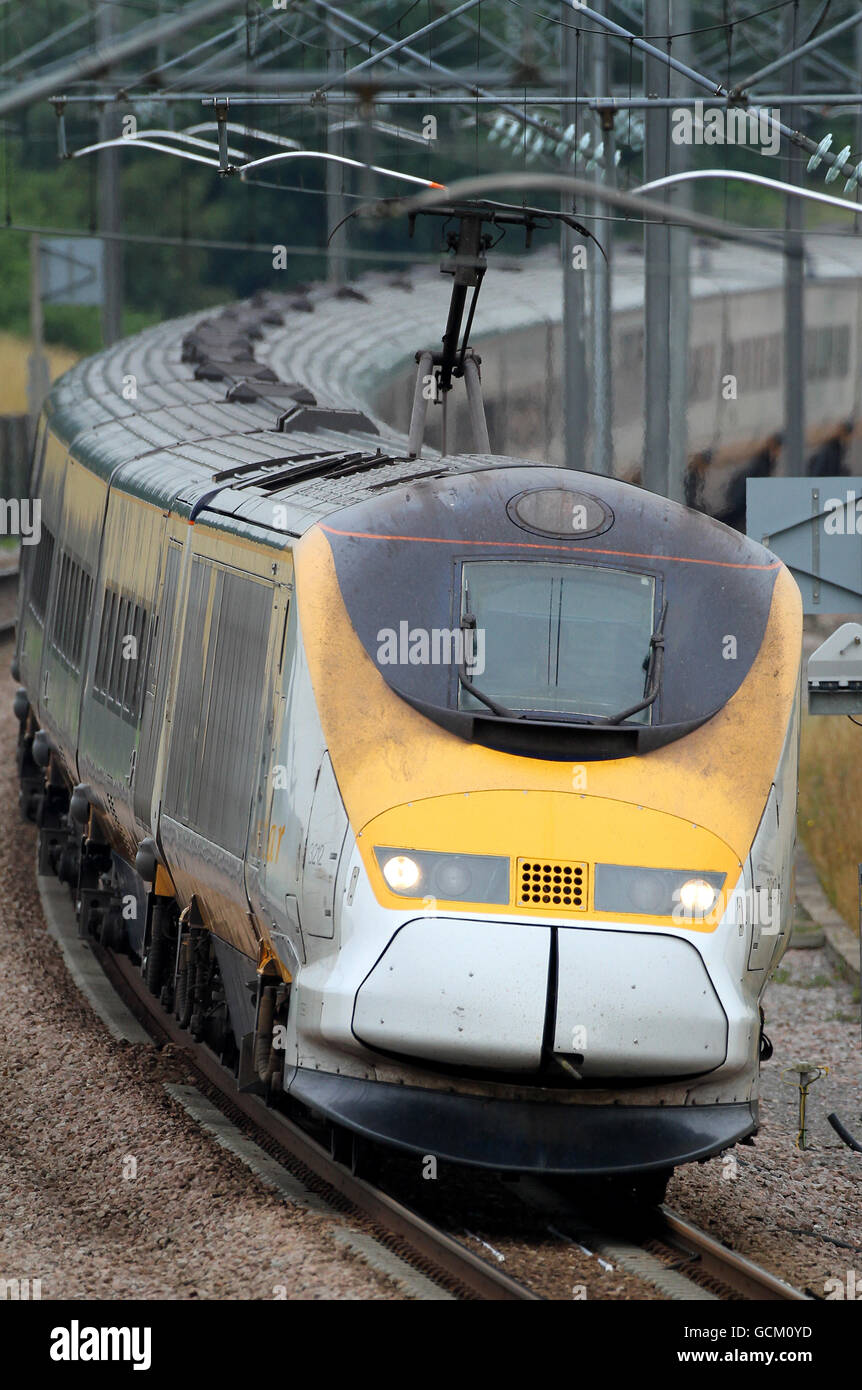Class 373 Eurostar Train Stock Photo - Alamy