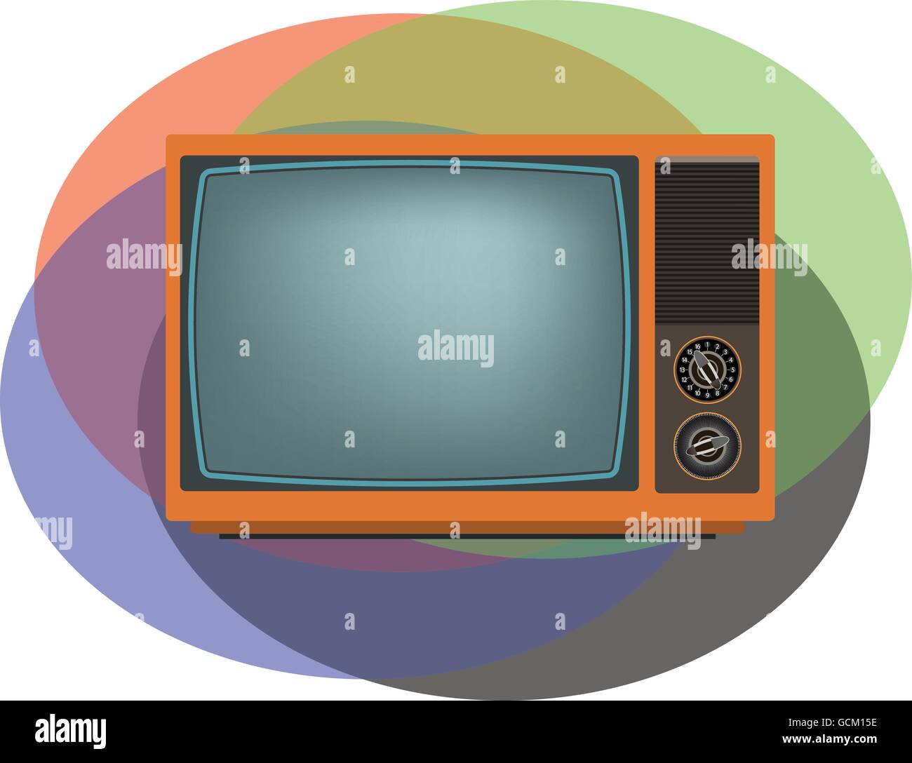 Orange tv Stock Vector Images - Alamy