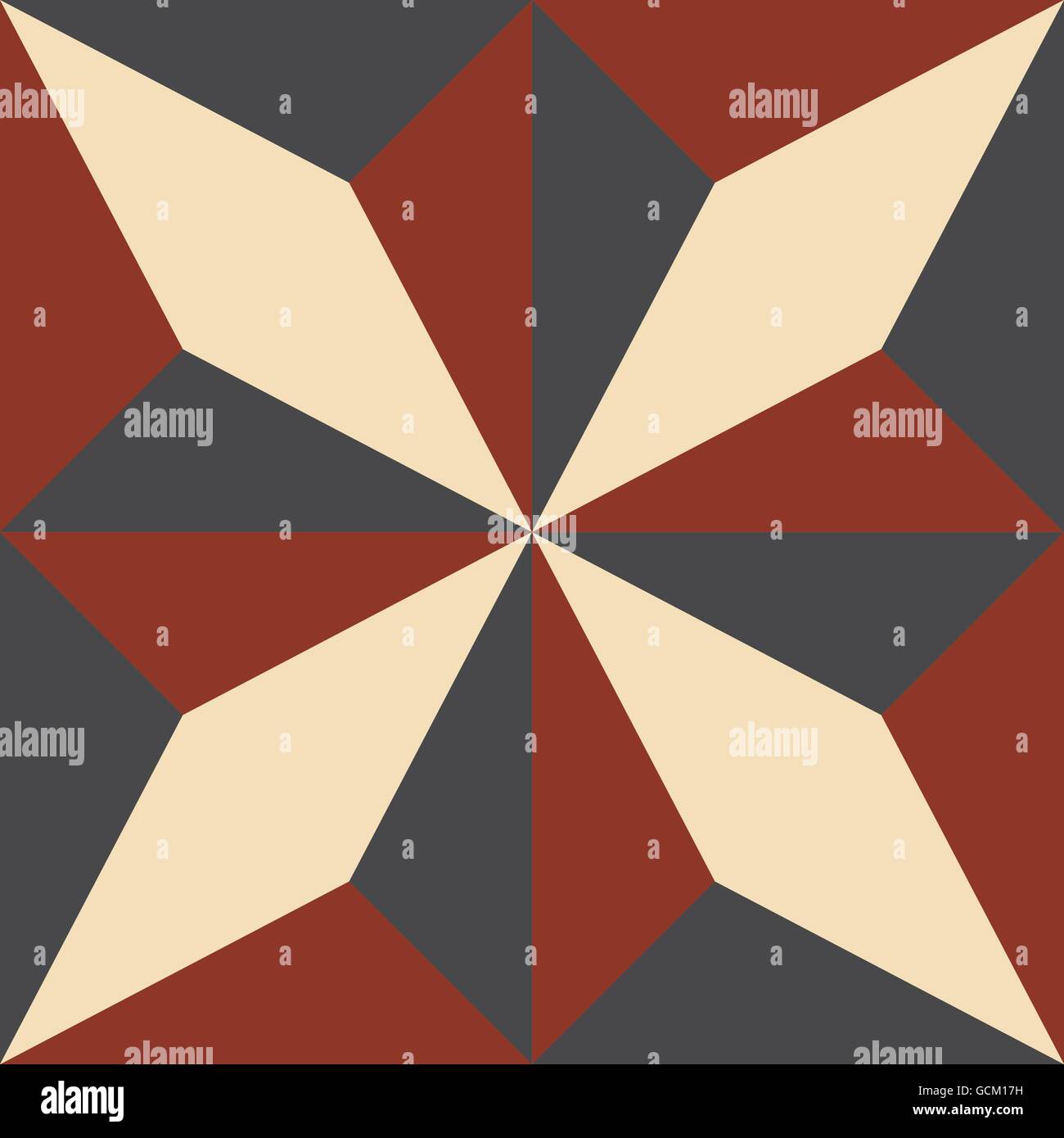 Encaustic tiles seamless pattern. Vector EPS 10 Stock Vector Image ...