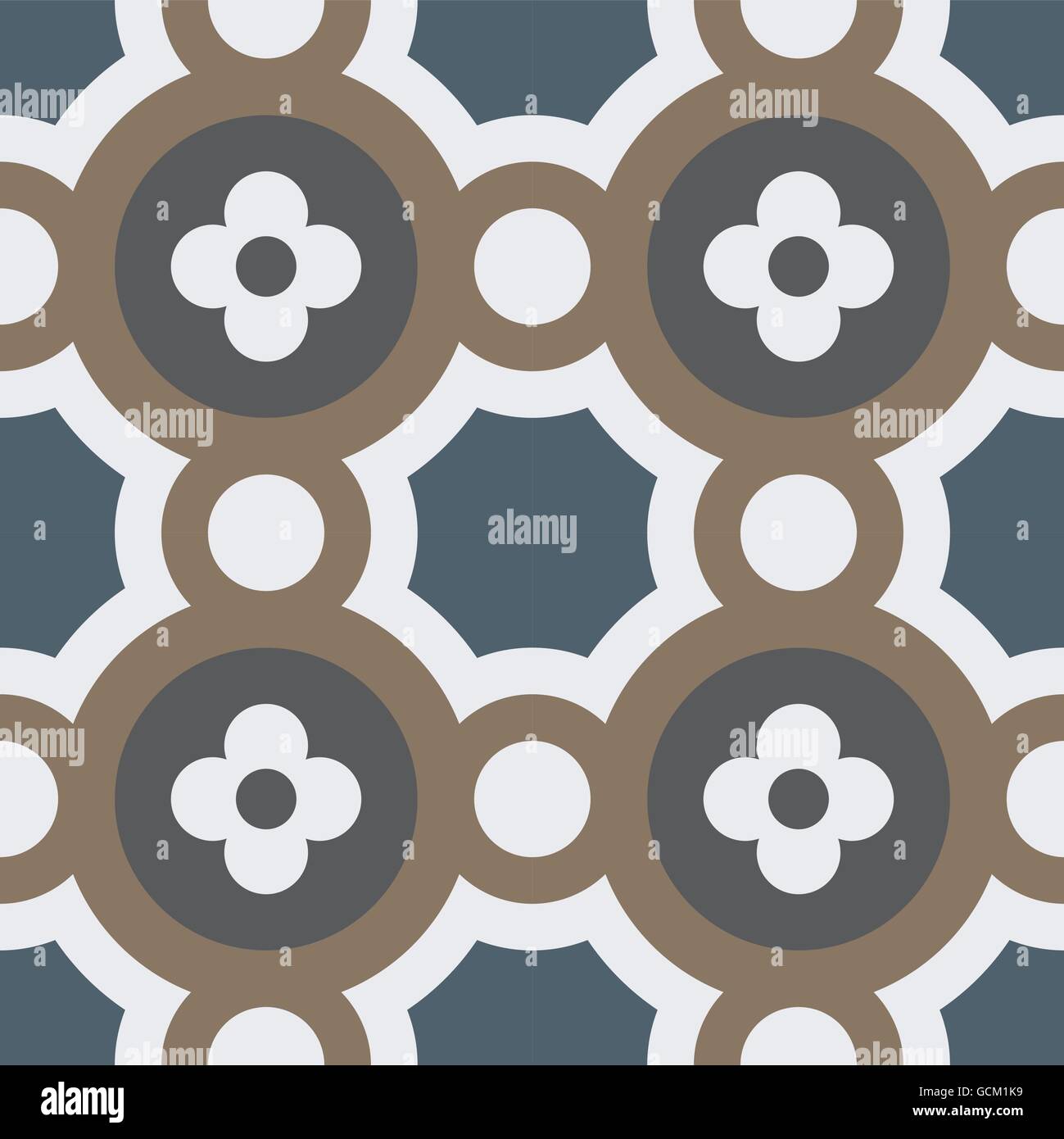 Encaustic tiles seamless pattern. Vector EPS 10 Stock Vector Image ...