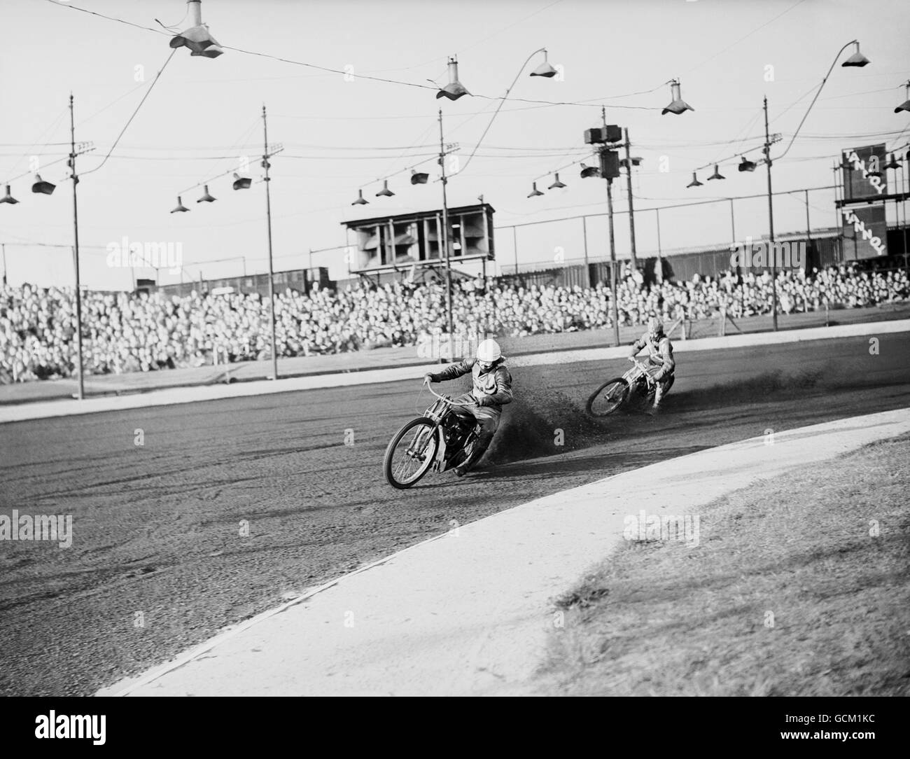 Speedway - New Cross Stadium. Speedway racing at New Cross Stock Photo ...