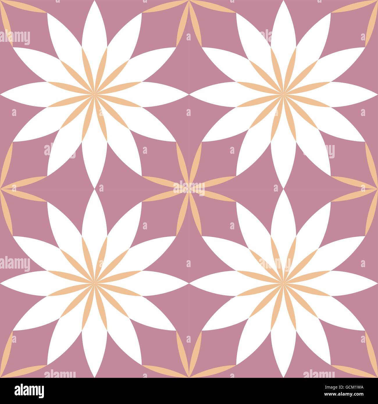 Encaustic tiles seamless pattern. Vector EPS 10 Stock Vector Image ...