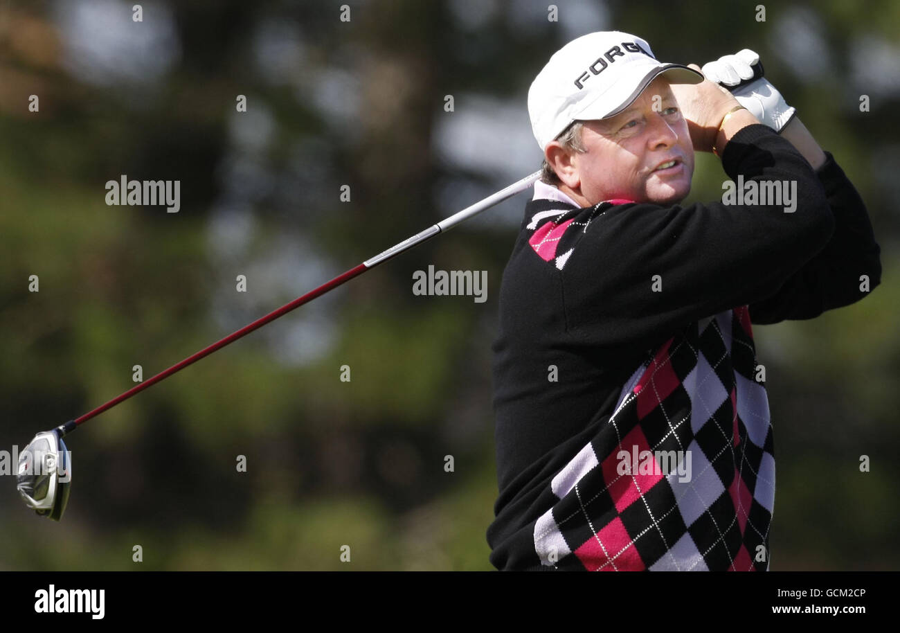 Ian Woosnam on the 10th during the British Senior Open at Carnoustie ...