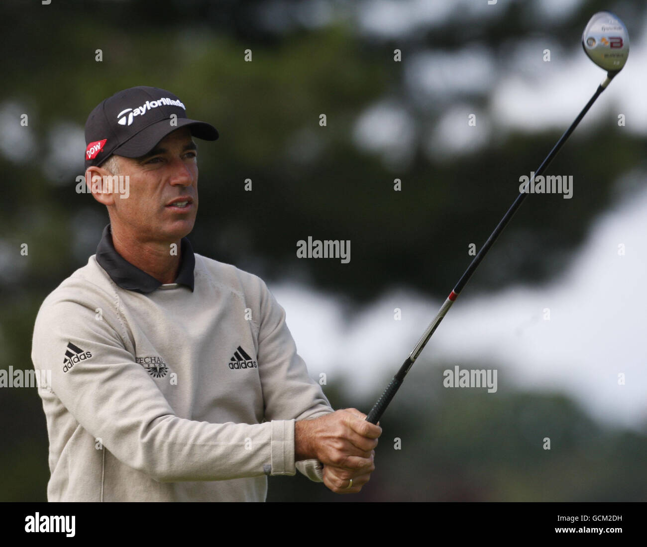Corey Pavin on the 12th hole during the British Senior Open at ...
