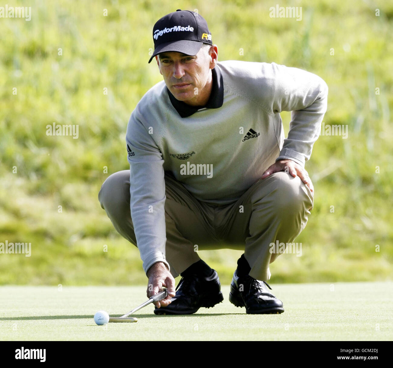 Corey Pavin on the 11th hole during the British Senior Open at ...
