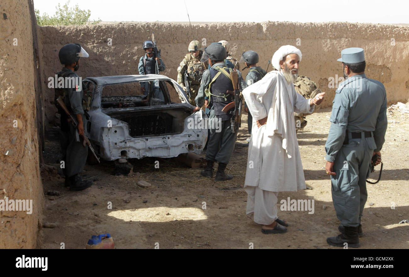 Army supports ANP led operation Stock Photo - Alamy