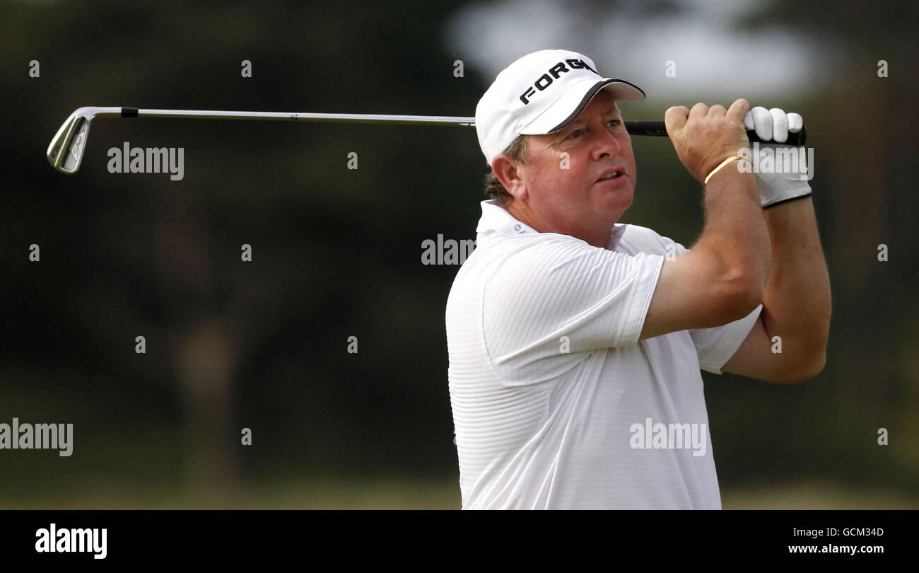 Ian Woosnam on the 2nd hole during the British Senior Open at ...
