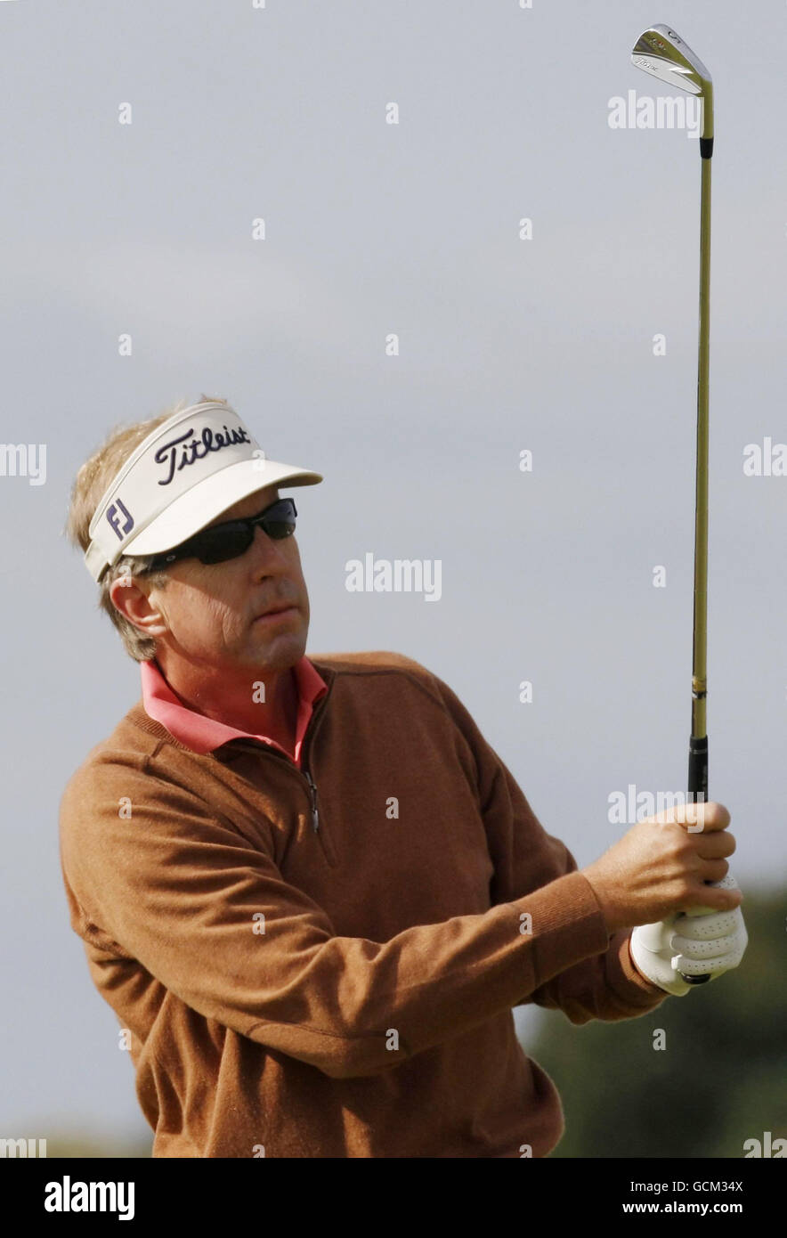 Dan Forsman on the 3rd hole during the British Senior Open at ...