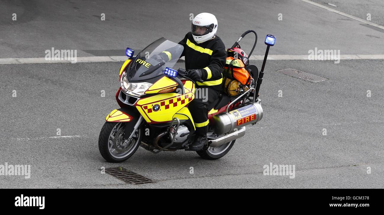 Fire motorcycle demo Stock Photo - Alamy