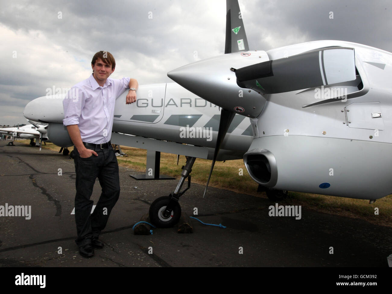 EDITORS PLEASE NOTE THIS IS NOT THE AIRCRAFT MIKE PERHAM INTENDS TO FLY ...