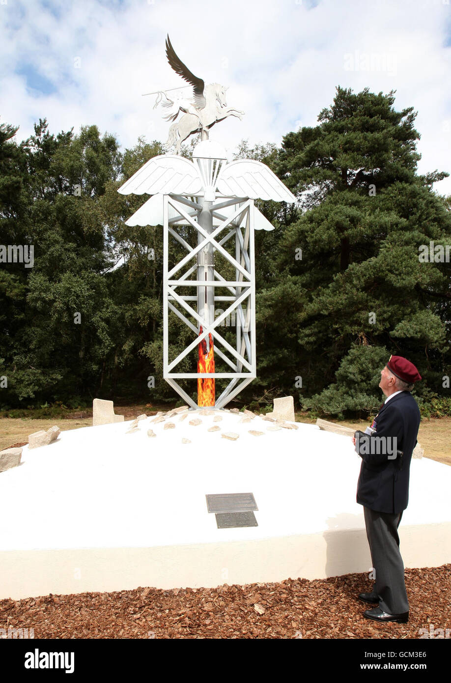 From stockport looks at the new memorial at rock barracks hi-res stock ...