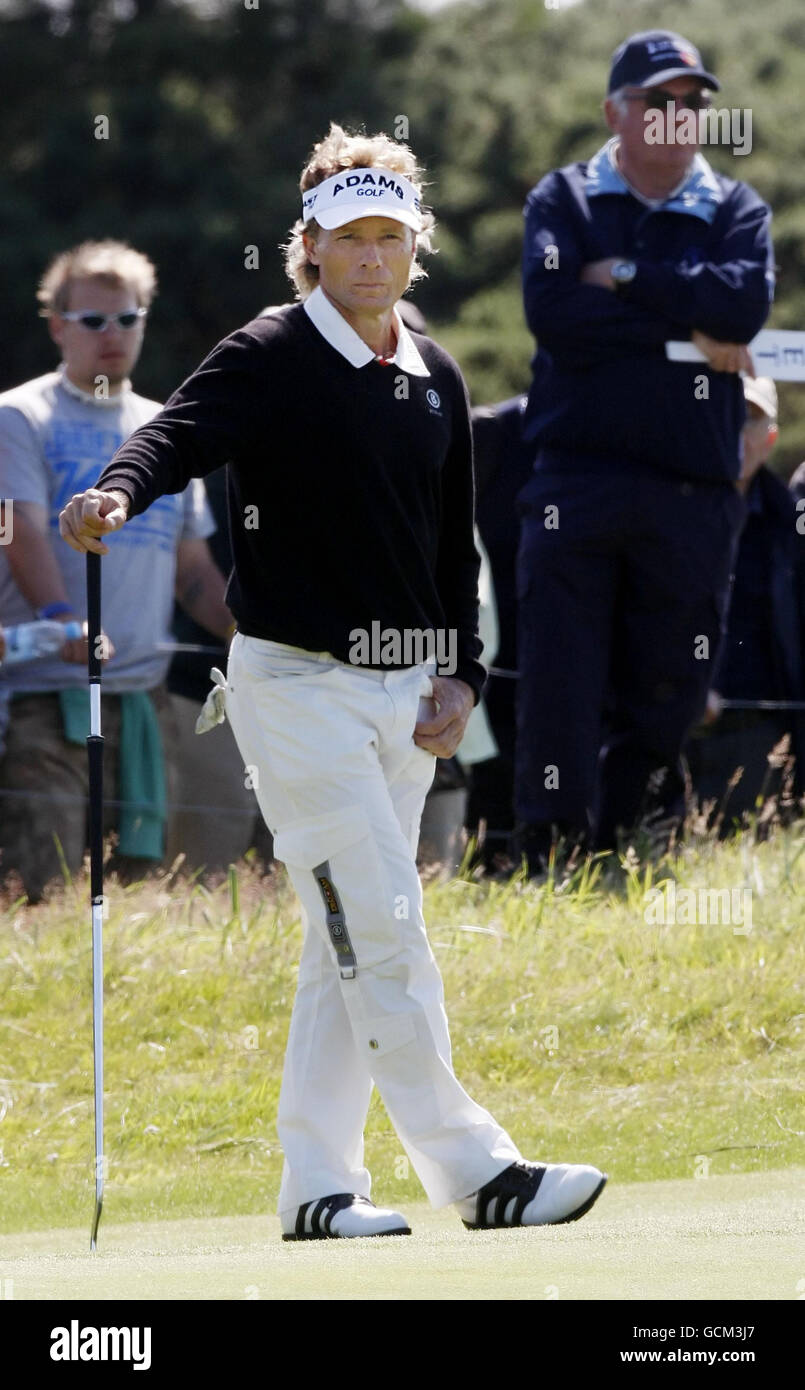 Germany's Bernhard Langer on the 7th hole during the British Senior ...