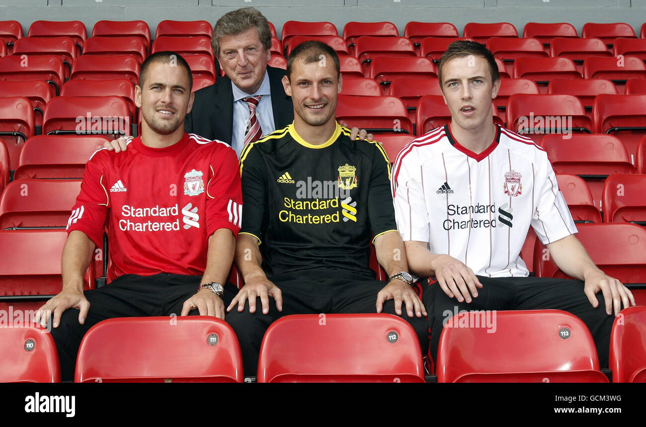 Soccer - Liverpool FC - Joe Cole, Milan Jovanovic and Danny Wilson ...