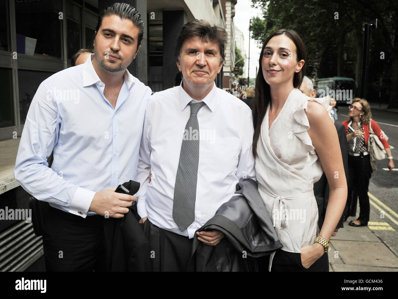 Former Bosnian leader Ejup Ganic outside Westminster Magistrates' Court ...