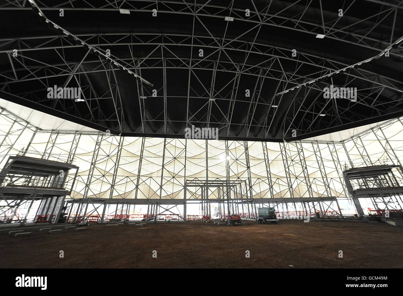 General view of the Basketball Arena which is currently under ...