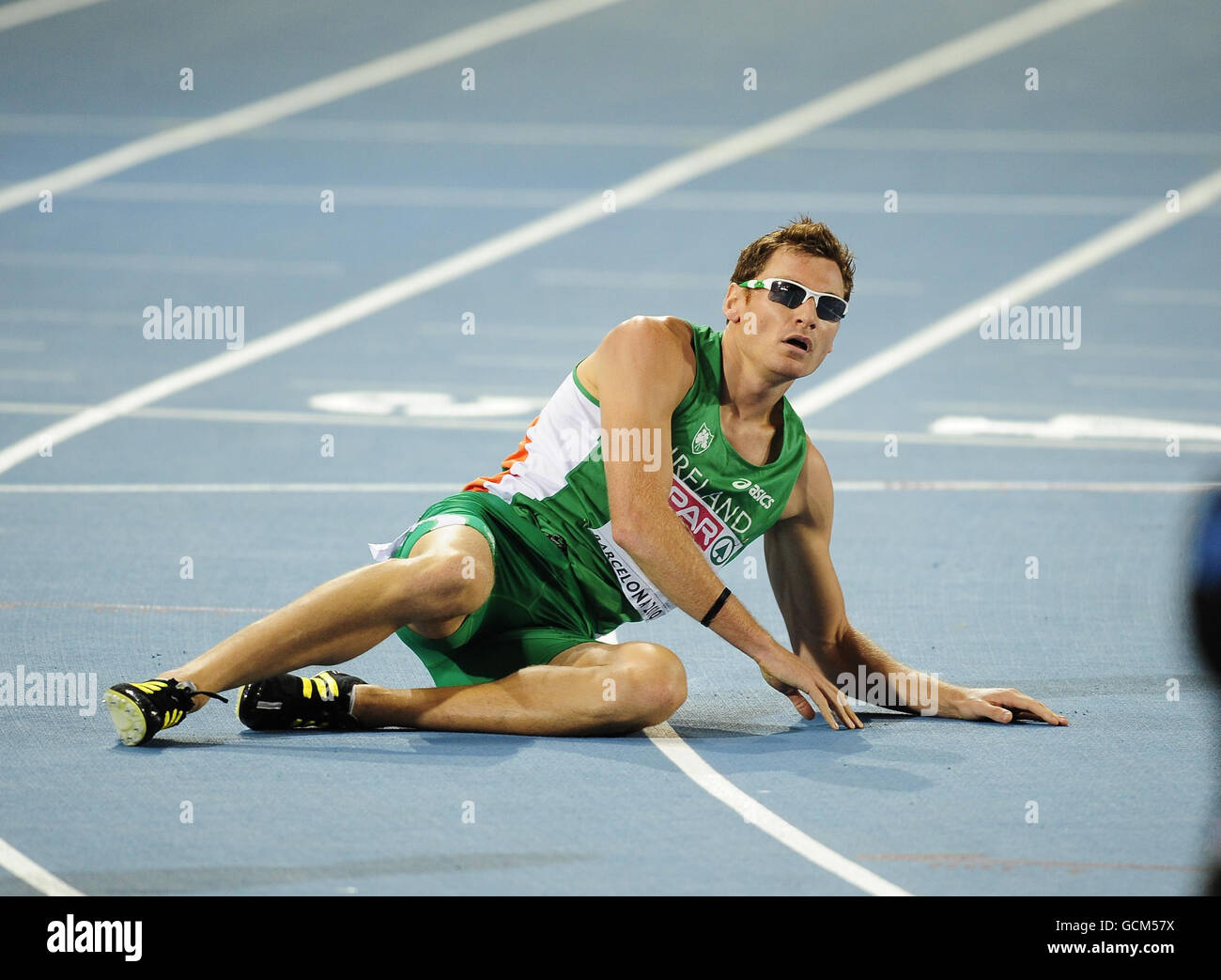 Ireland's David Gillick after the Men's 400 meters during day Four of ...