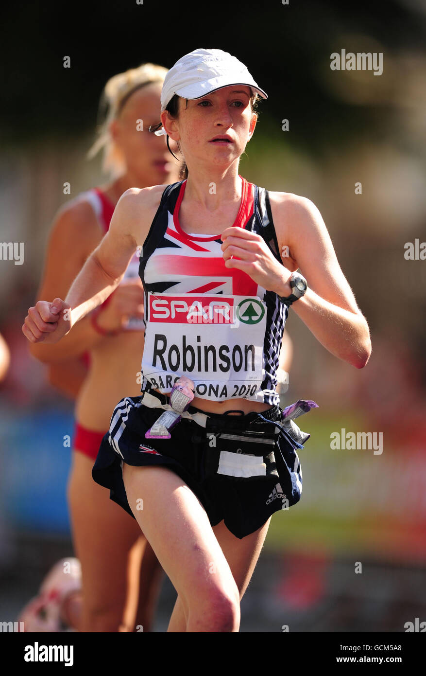 Great Britain's Rebecca Robinson in action during the Women's Marathon ...
