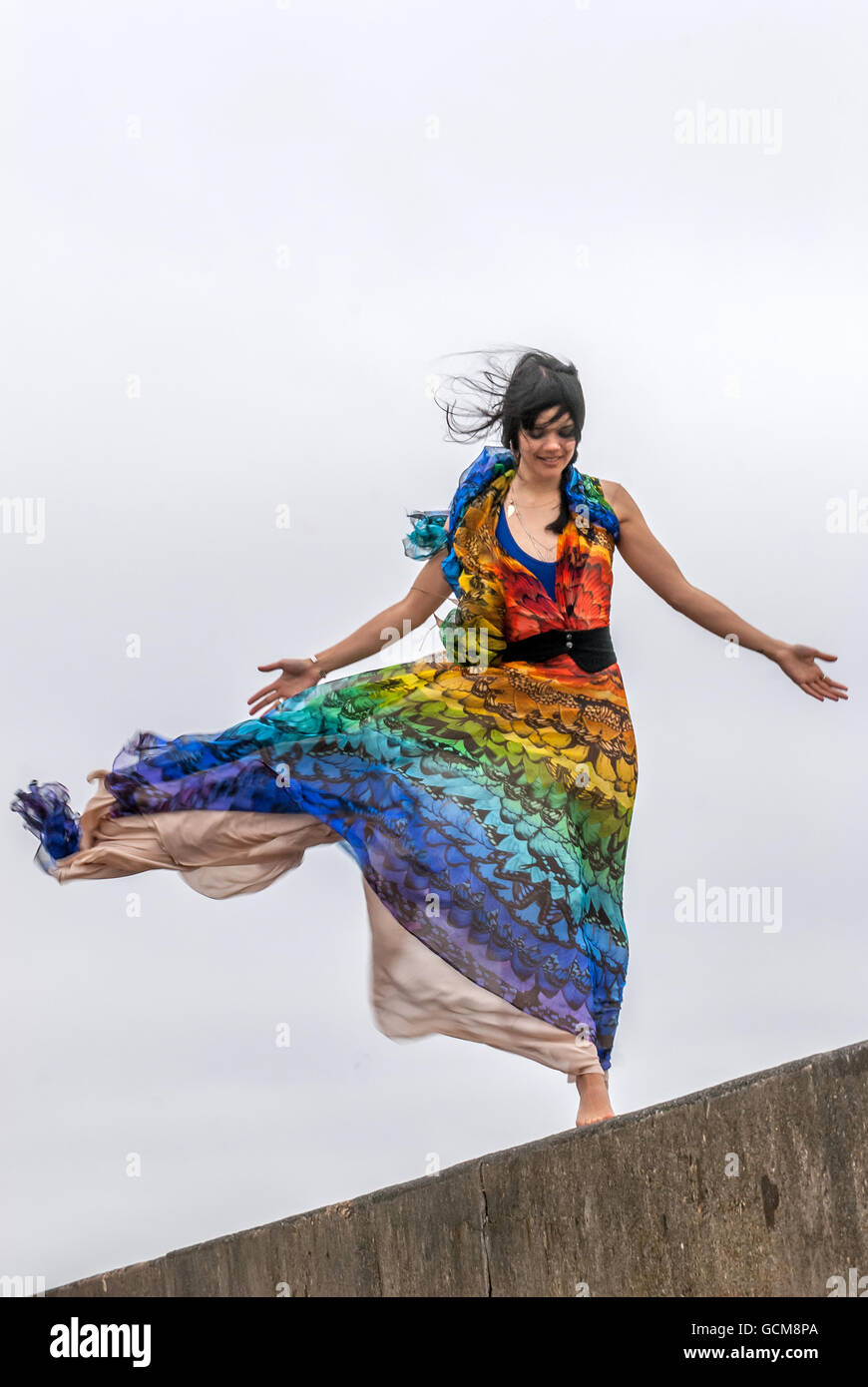 Natasha Khan, artist and singer with her group, Bat For Lashes Stock ...