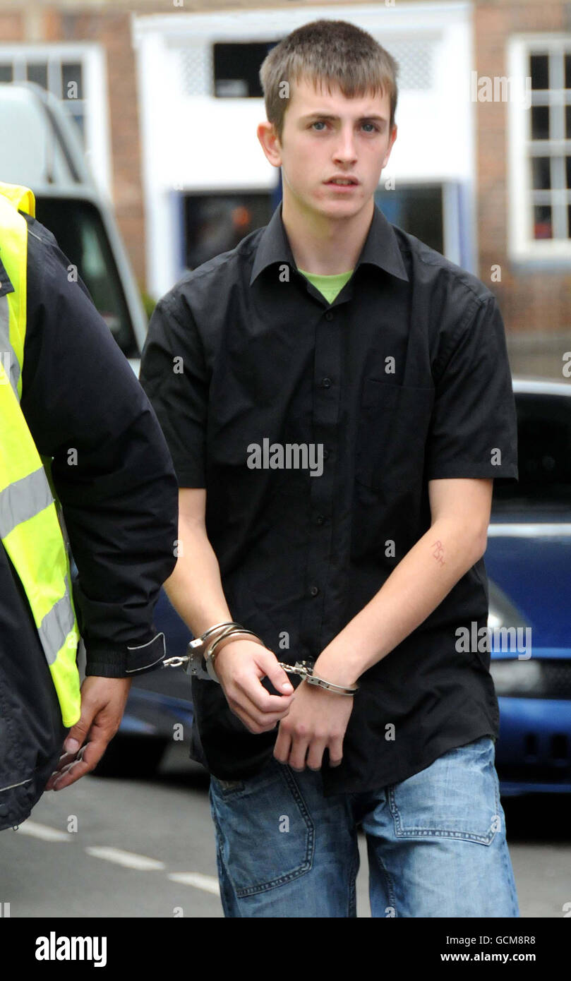 Ashley Needham arriving at Warwick for sentencing with Richard Hamilton after they admitted ...