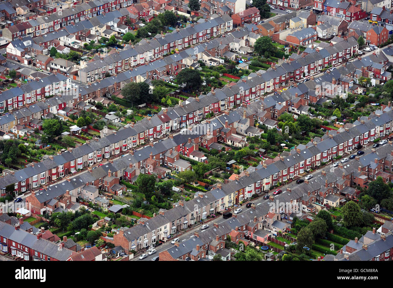 Houses in Hartlepool Stock Photo - Alamy