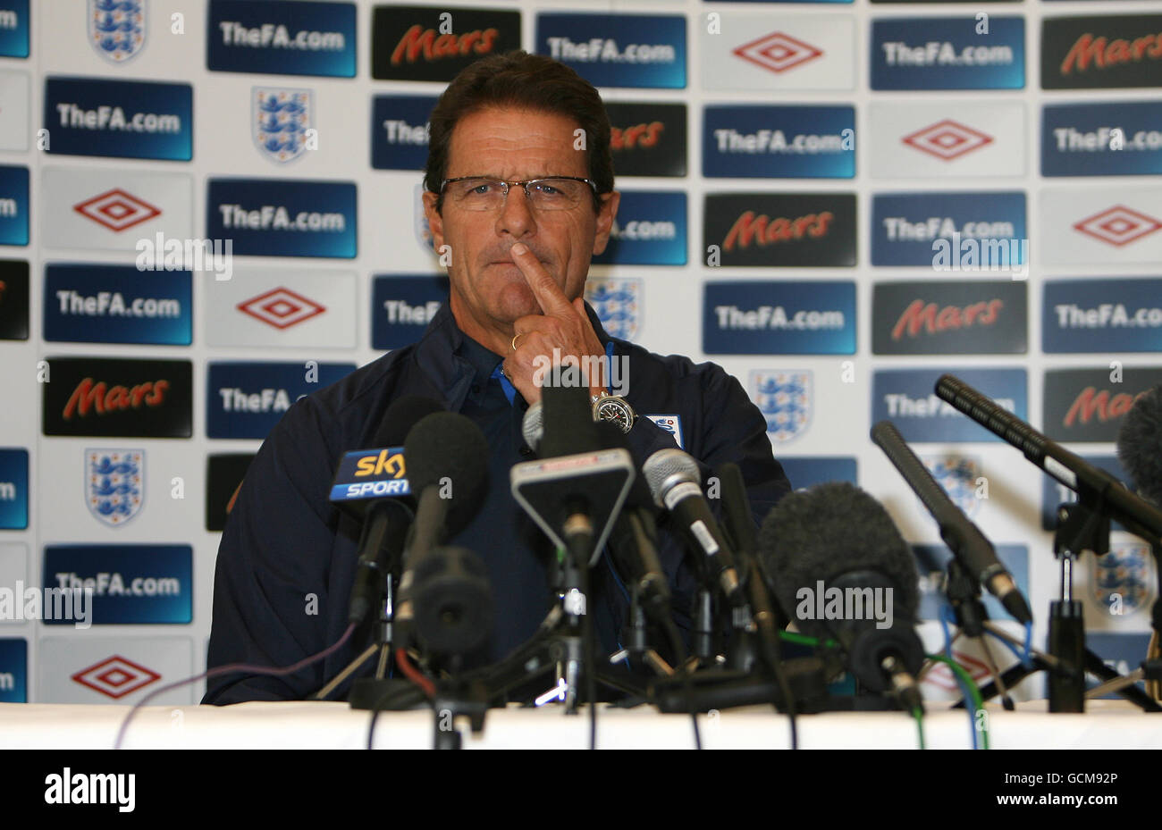Soccer international friendly england england press conference the ...