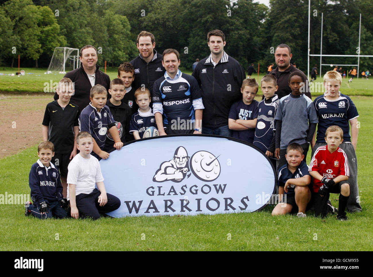 Rugby Union - Glasgow Warriors Summer Camp - Pollock Park Stock Photo ... Rugby Union - Glasgow Warriors Summer Camp - Pollock Park Stock Photo ...
