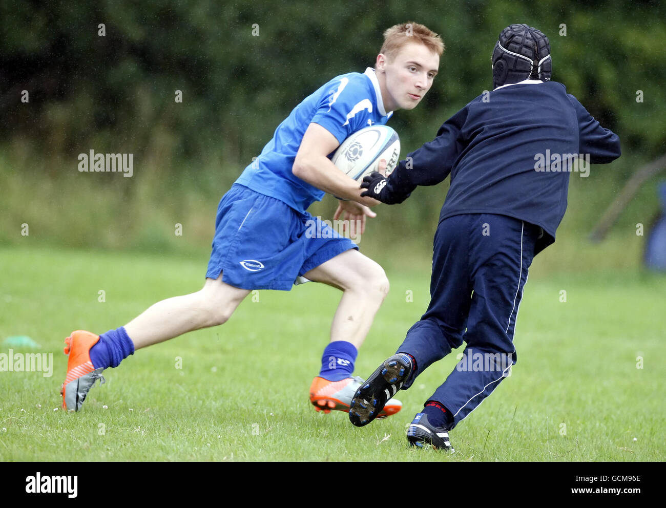 Rugby Union - Glasgow Warriors Summer Camp - Pollock Park Stock Photo ... Rugby Union - Glasgow Warriors Summer Camp - Pollock Park Stock Photo ...