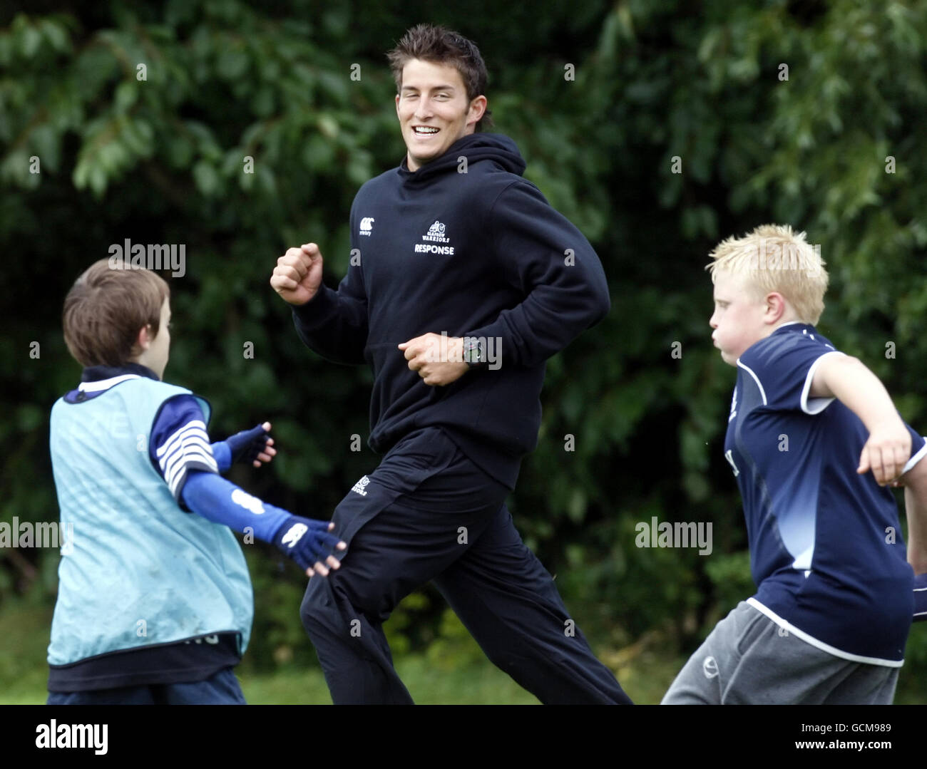 Rugby Union - Glasgow Warriors Summer Camp - Pollock Park Stock Photo ... Rugby Union - Glasgow Warriors Summer Camp - Pollock Park Stock Photo ...