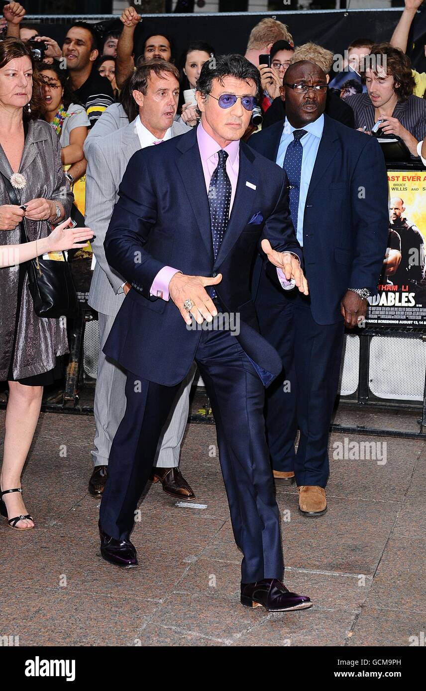 The Expendables UK Premiere - London Stock Photo - Alamy
