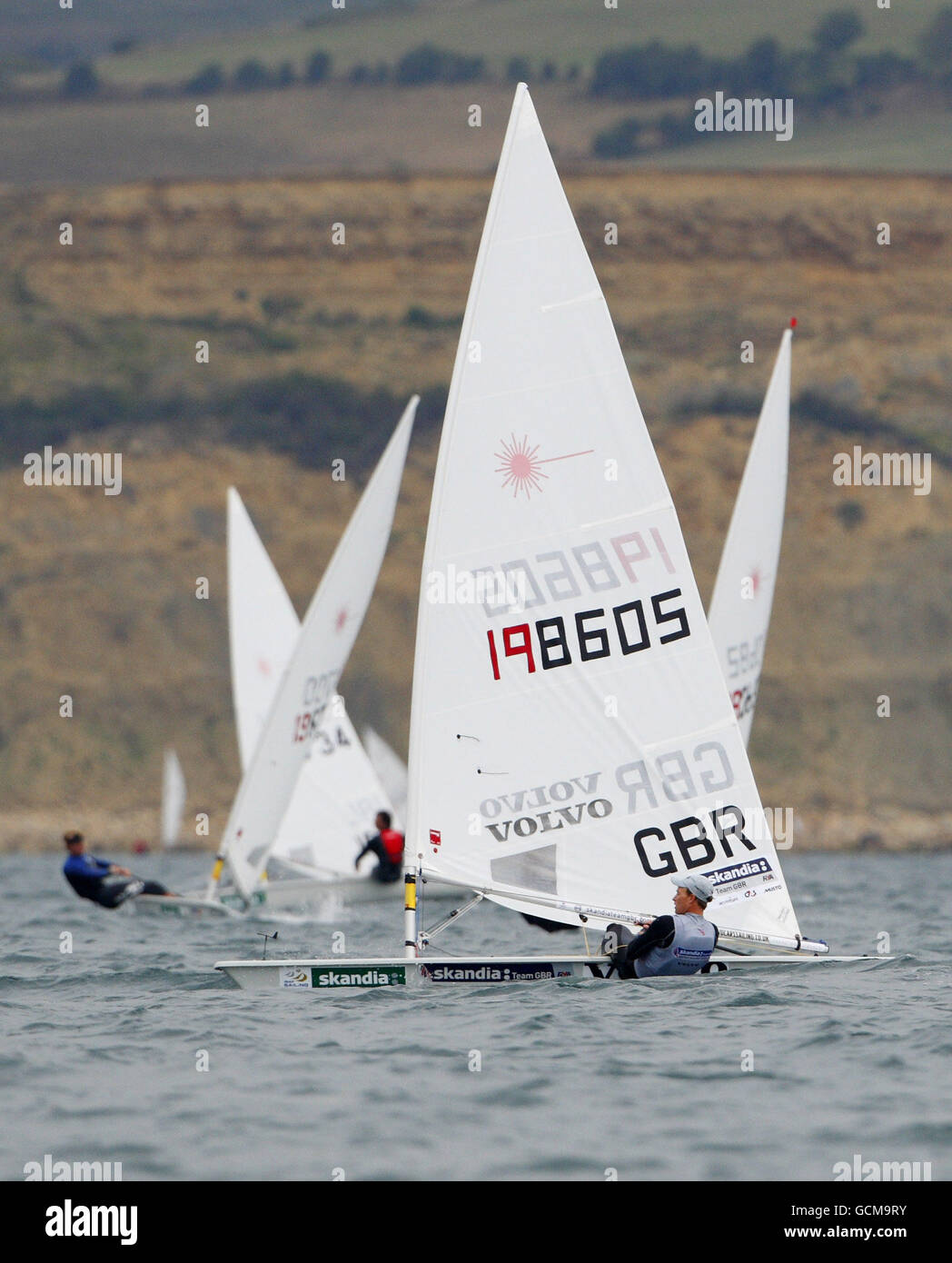British Laser World Champion Paul Goodison takes a commanding position ...